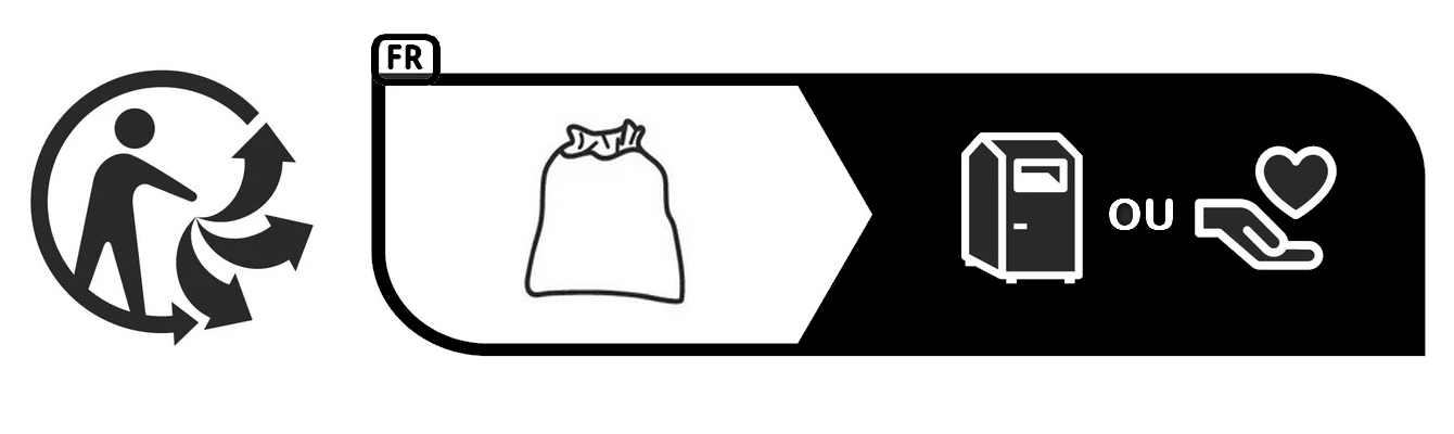 Triman - pochon tissu - étui carton - packaging sur mesure